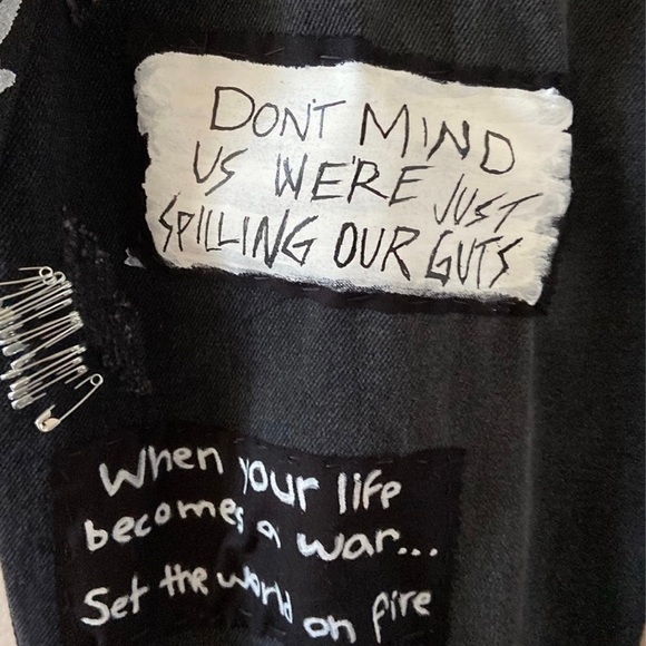 Hot Topic | Jeans | Custom Band Patch Jeans | Poshmark